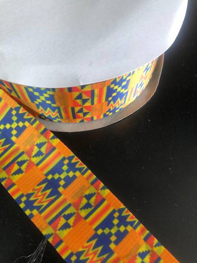 African Print Ribbon African Ankara Kente 3 Yards Ribbon - Etsy