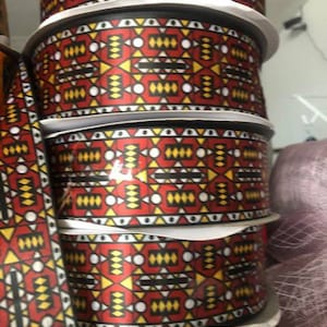 African Print Ribbon African Ankara Kente 3 Yards Ribbon Ankara Ribbon ...