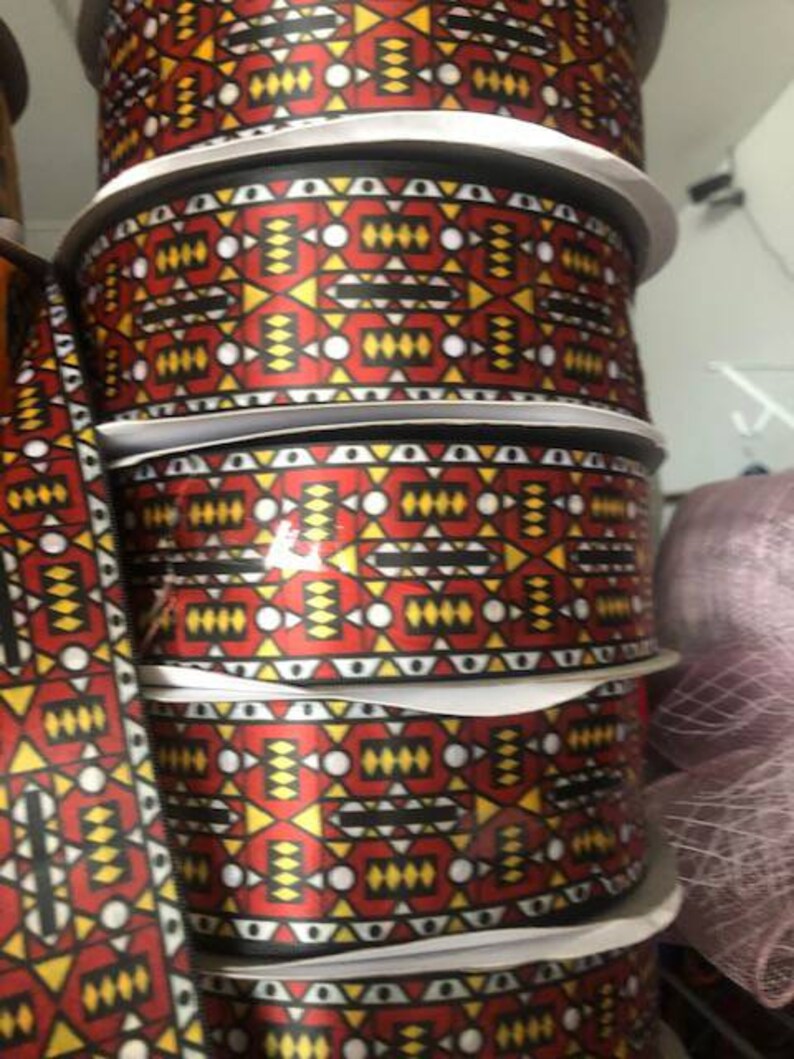 African Print Ribbon African Ankara Kente 3 Yards Ribbon Ankara Ribbon ...