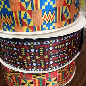 African Print Ribbon African Ankara Kente Ribbon Ankara Ribbon Kente ...