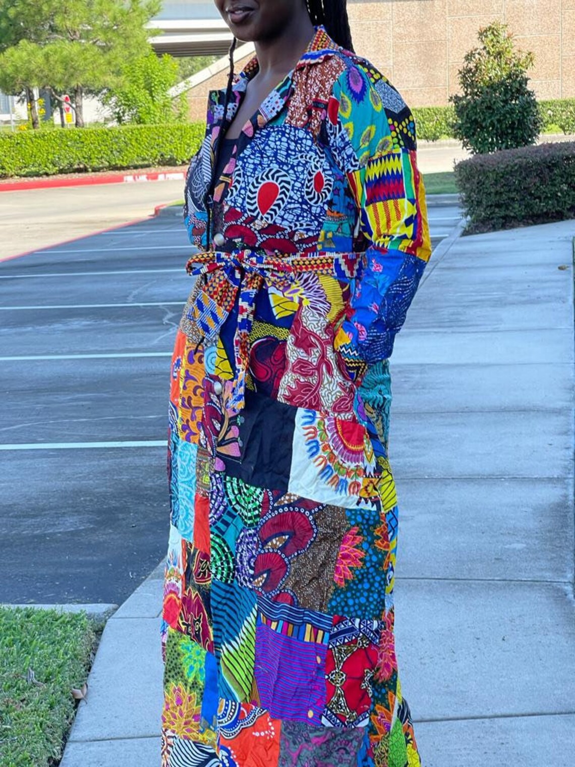 African Clothing for Women Long Sleeve Long Maxi Dress African Ankara ...