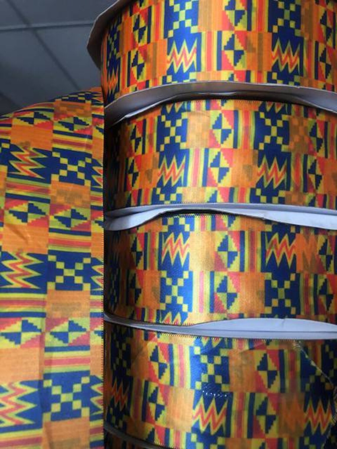African Print Ribbon African Ankara Kente 3 Yards Ribbon | Etsy