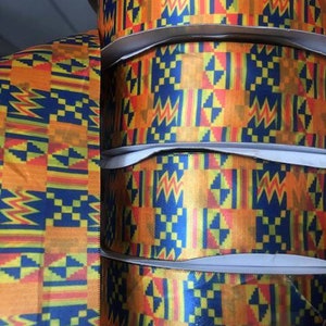 African Print Ribbon African Ankara Kente 3 Yards Ribbon Ankara Ribbon ...