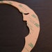 Gold Mirror Crescent Moon Wall Art - Etsy