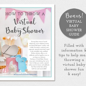 Virtual Baby Shower Bundle Adventure, Long Distance Baby Shower ...