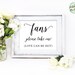 Wedding Program Fan Sign Take A Fan Sign Wedding Fan Sign - Etsy
