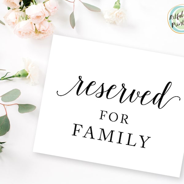 Reserved Sign - Etsy