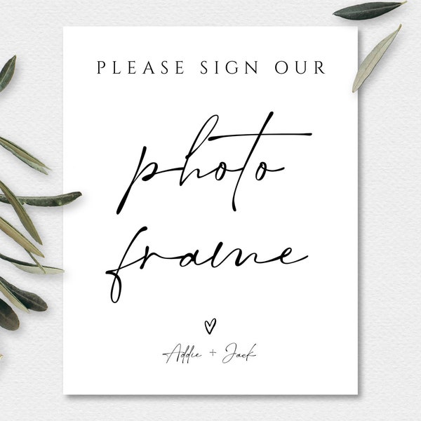 Sign Our Photo Frame - Etsy