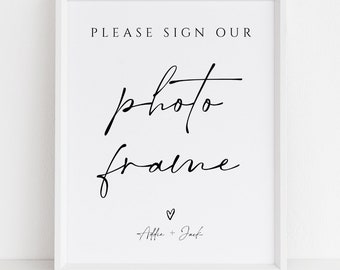 Sign Our Photo Frame - Etsy