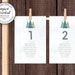 Mountains & Pines Wedding Seating Chart Printable (editable Template ...