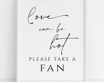 Wedding Fan Sign | Etsy