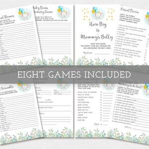 Baby Shower Games Bundle, Baby Shower Games Printable, Virtual Baby ...