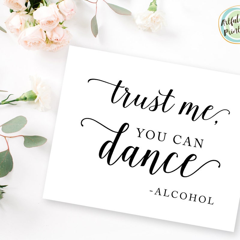 You Can Dance Sign - Etsy
