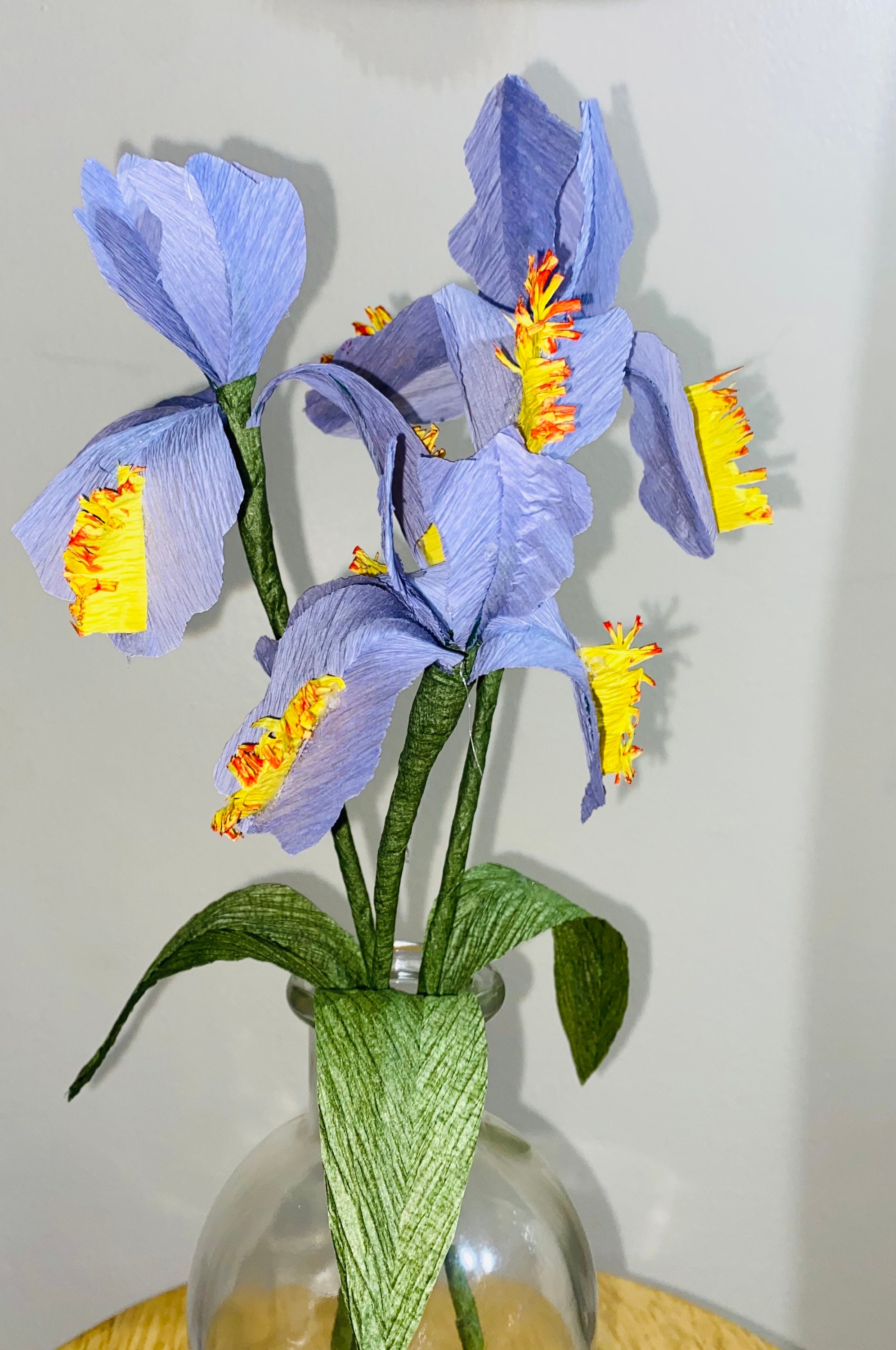 Iris Bouquet Purple Flower Spring Bouquet Rustic Gift - Etsy