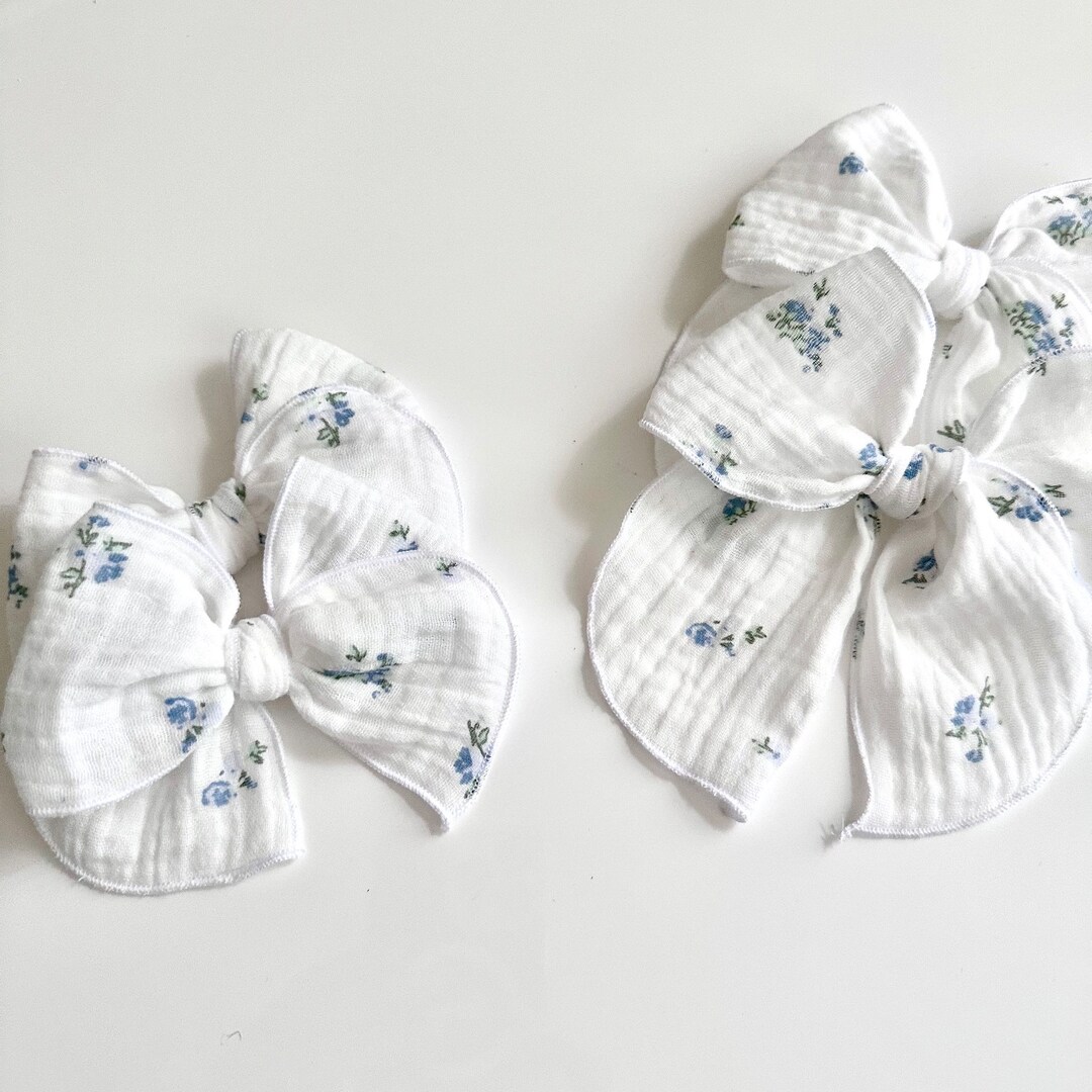 Windflower Fable Bow. Trendy Bow. Floral Bow. Fable Bow for Girl. Fable ...