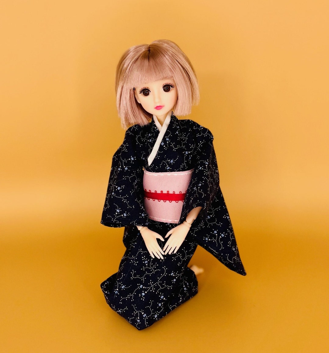 Fashion Doll Japanese Kimono / Yukata for Gift, Handmade Doll Clothes ...