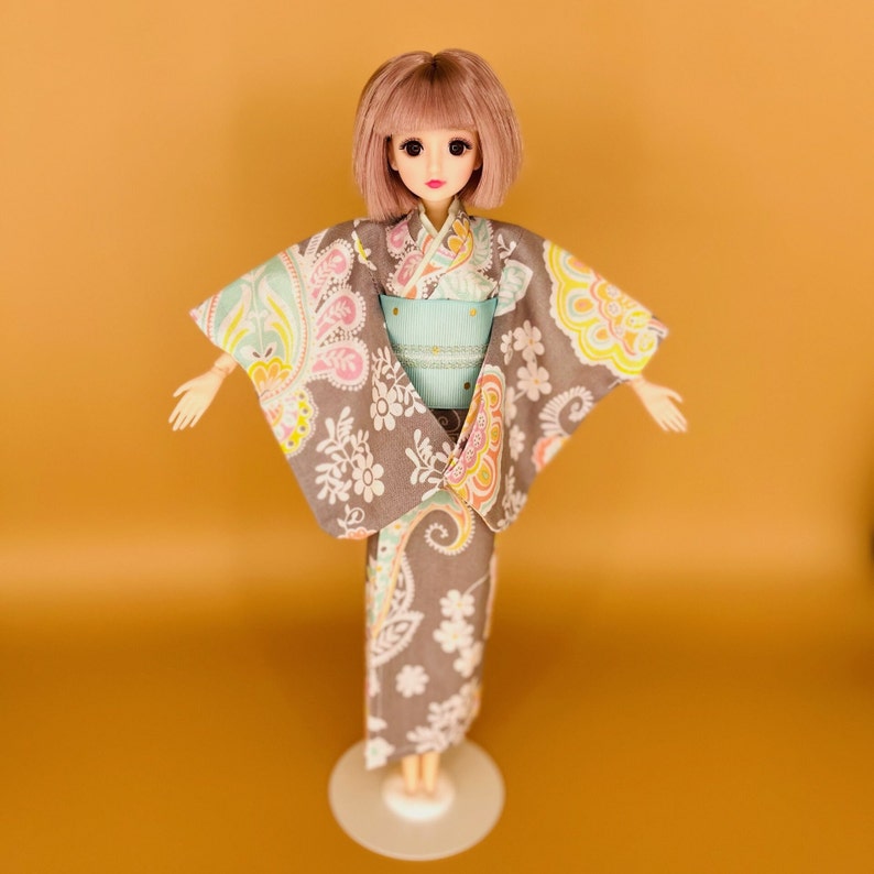 Fashion Doll Japanese Kimono / Yukata for Gift, Handmade Doll Clothes ...