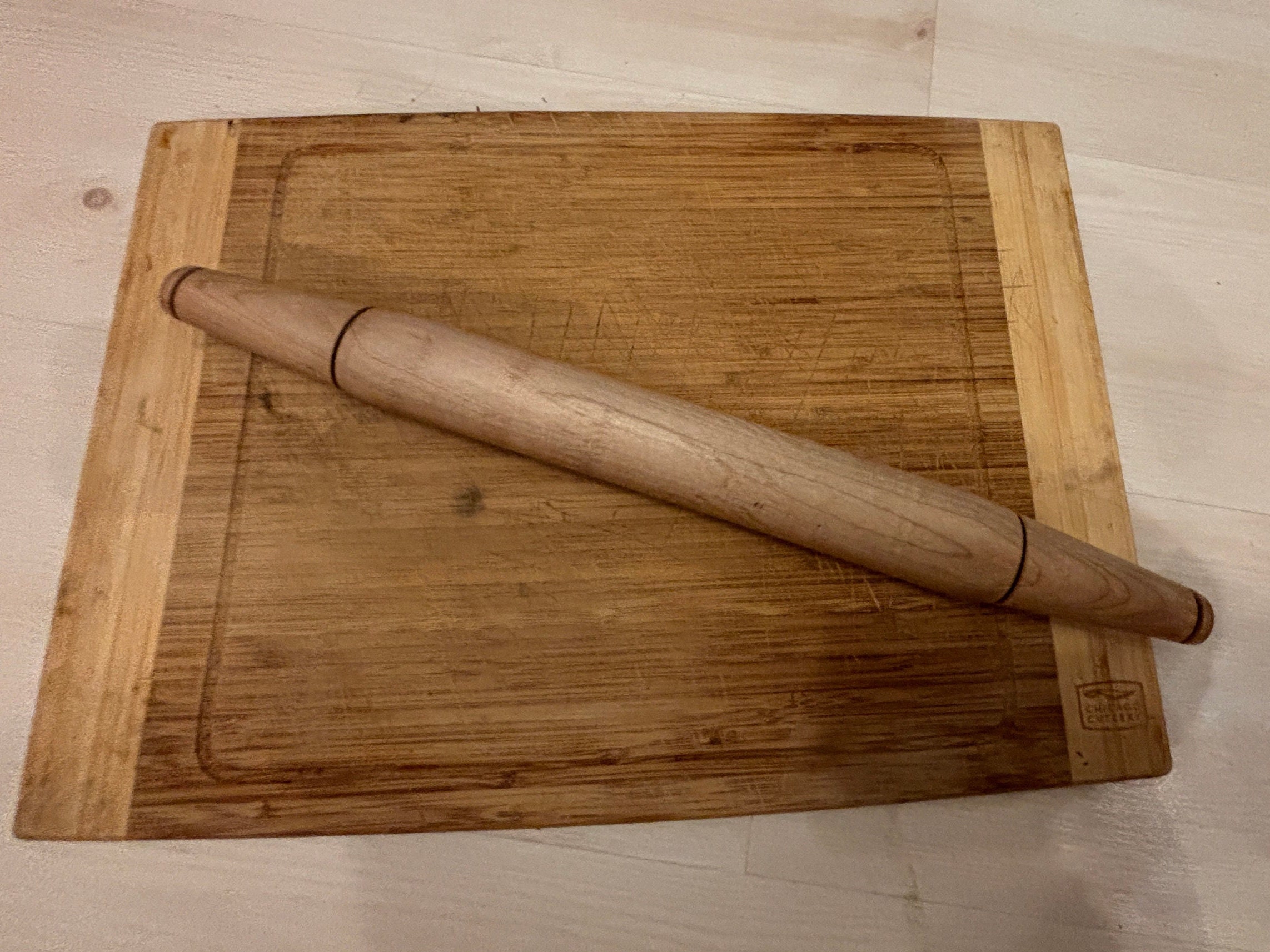 Wooden Rolling Pin French Rolling Pin Hand Turned Maple Rolling Pin ...