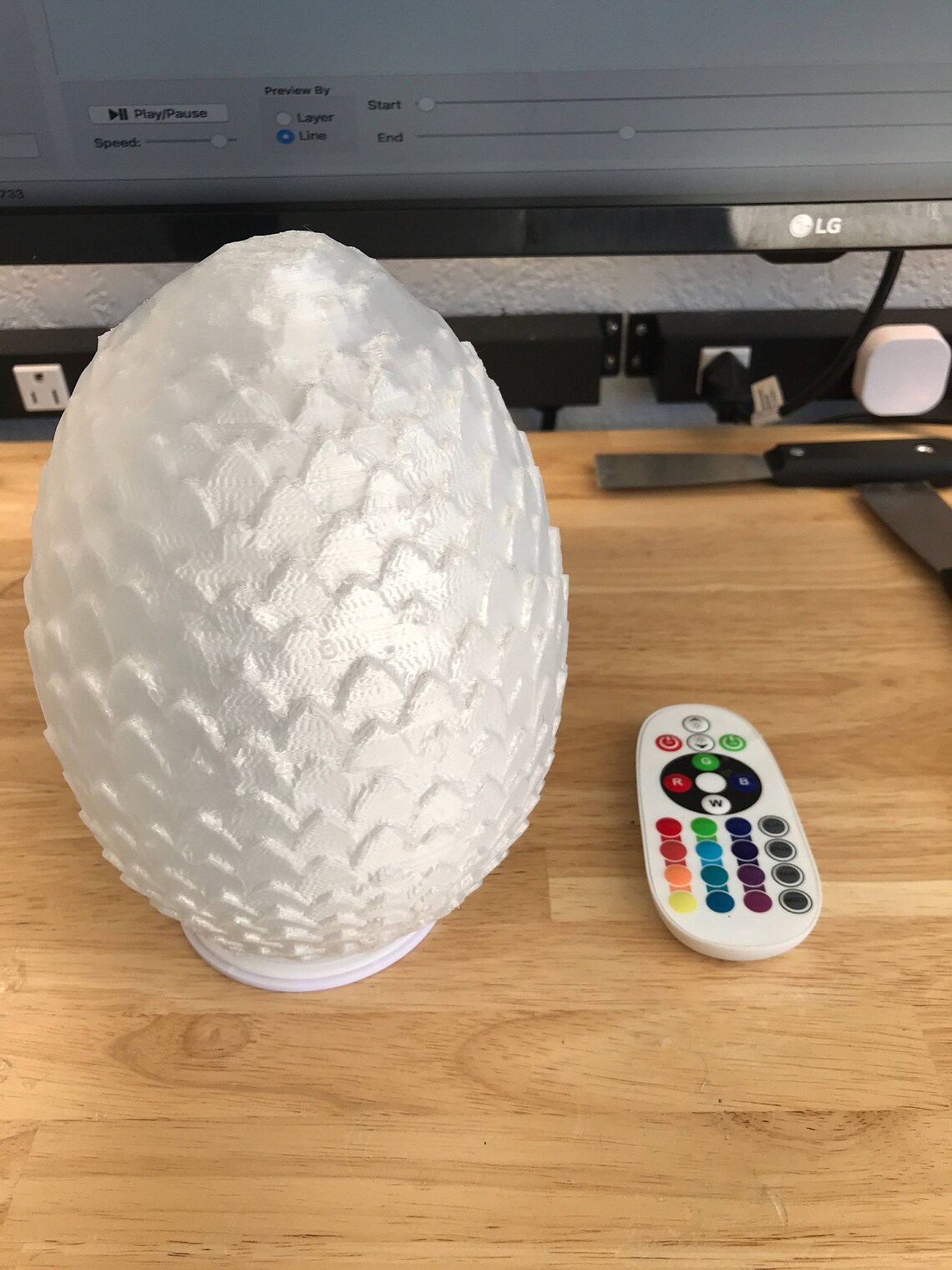 Dragon Egg Lamp Cordless Rechargeable Remote Controlled - Etsy