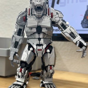 Mechanical King Kong Full Articulated and Poseable Giant Robot Ape Kit ...