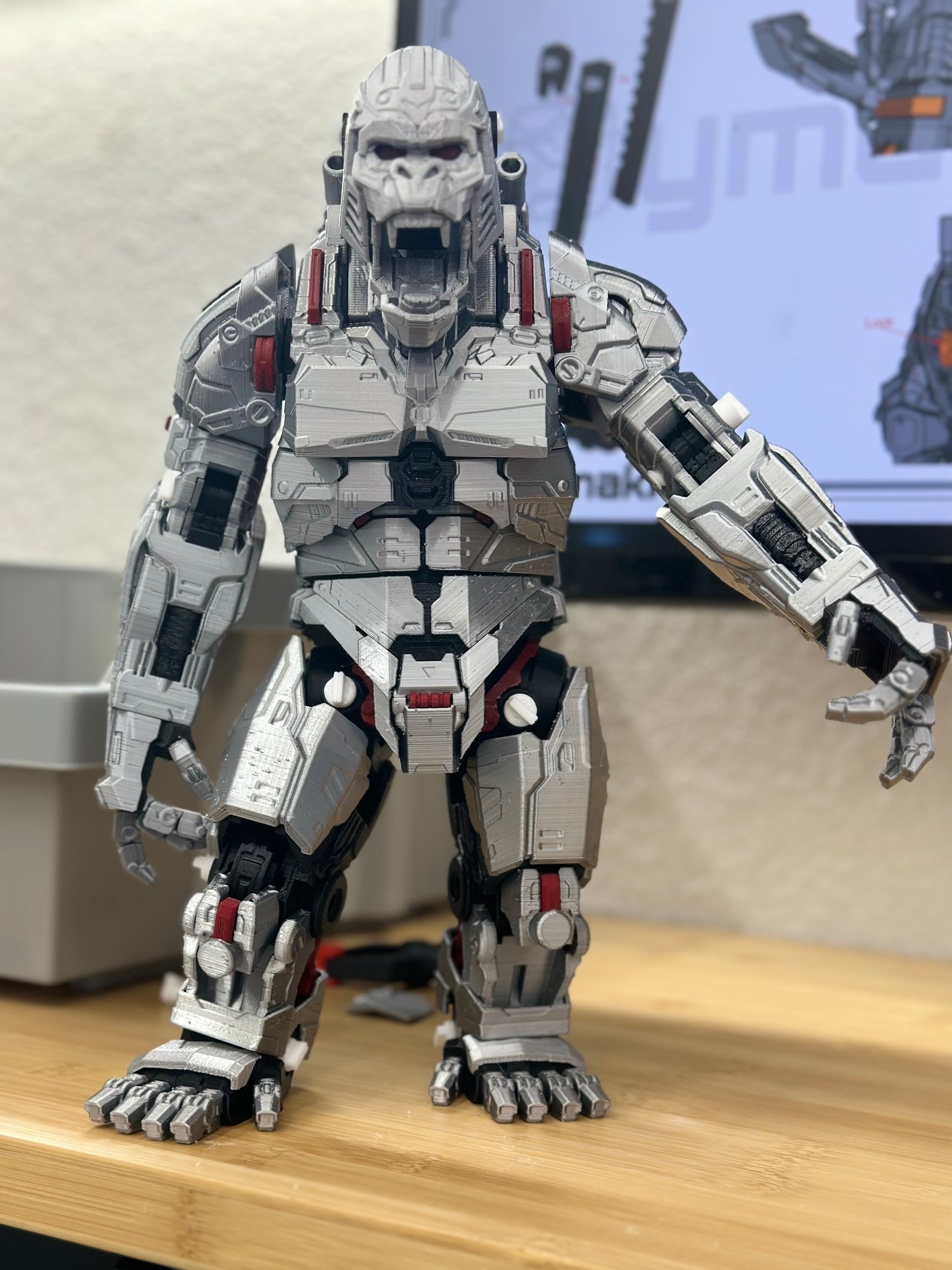 Mechanical King Kong - Full Articulated and Poseable - Giant Robot Ape ...