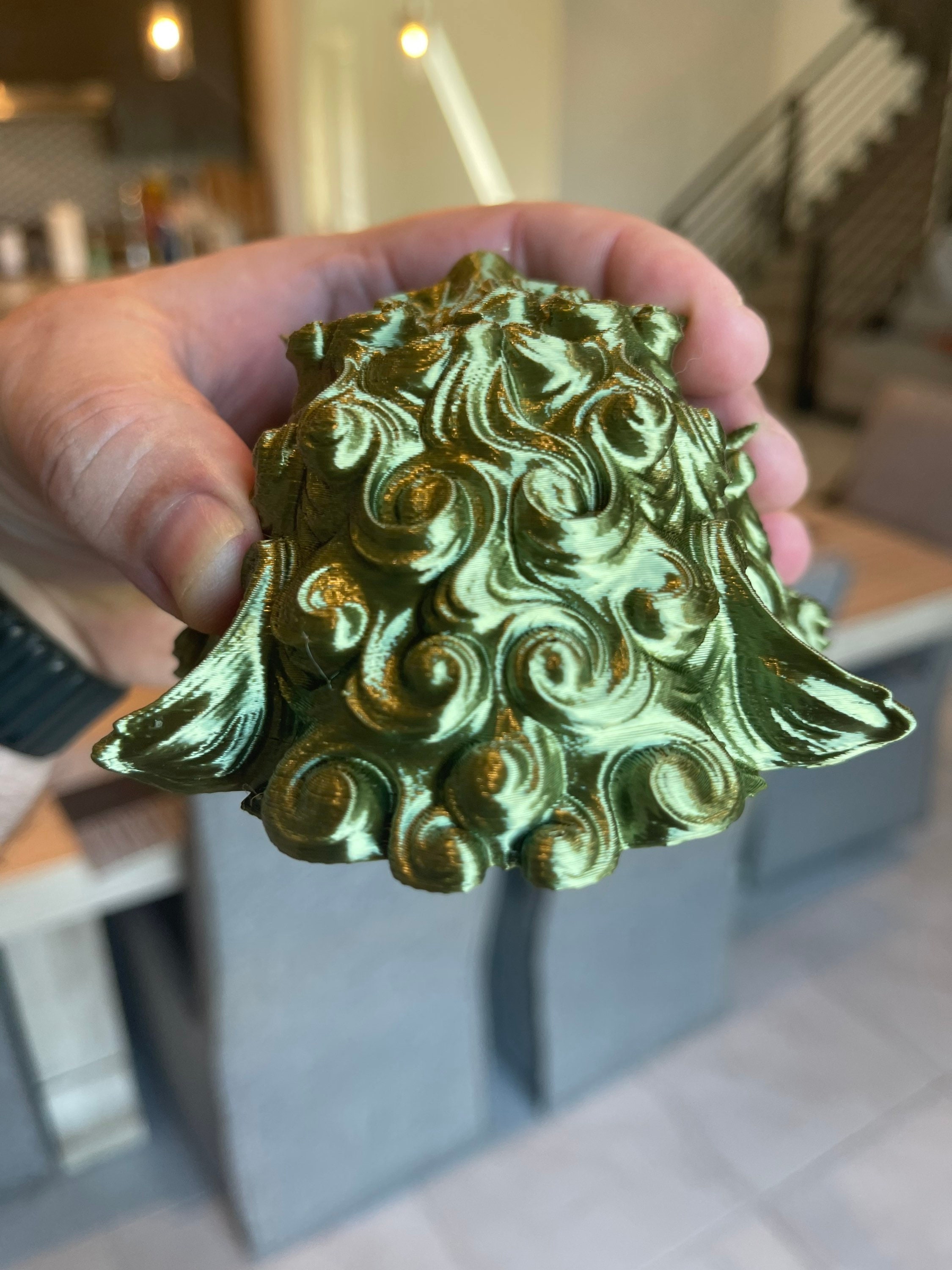 Foo Lion 3D Printed Wall Sculpture - Etsy