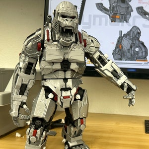 Mechanical King Kong Full Articulated and Poseable Giant Robot Ape Kit ...
