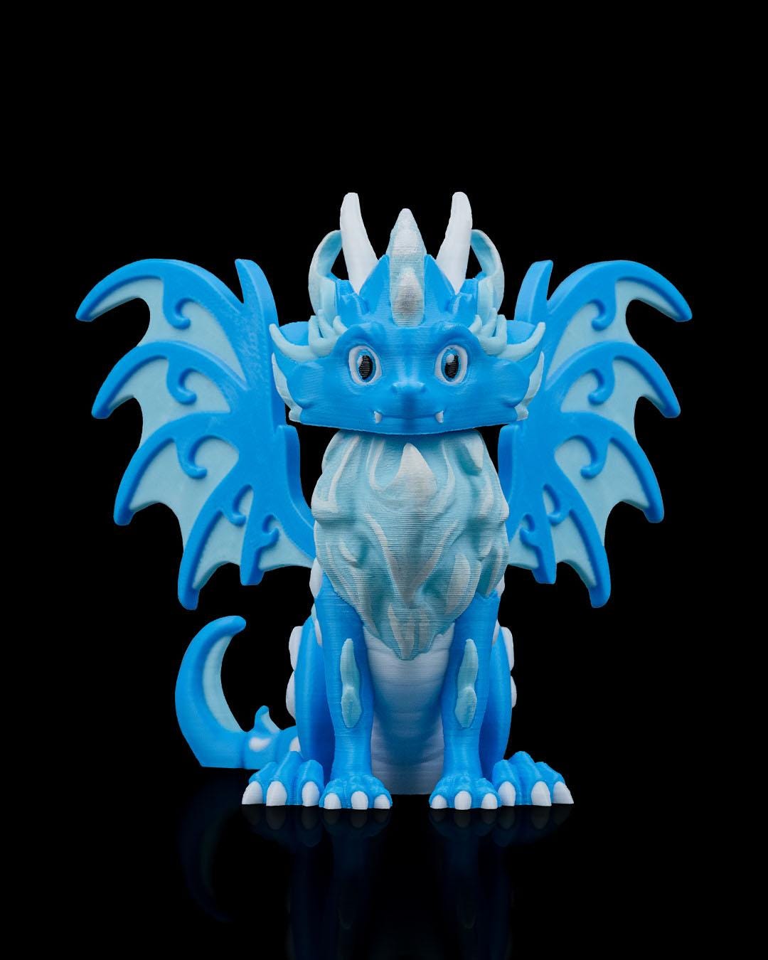 Aurelius Articulated Dragon - 3D Printed Dragon Figure | Flexible ...