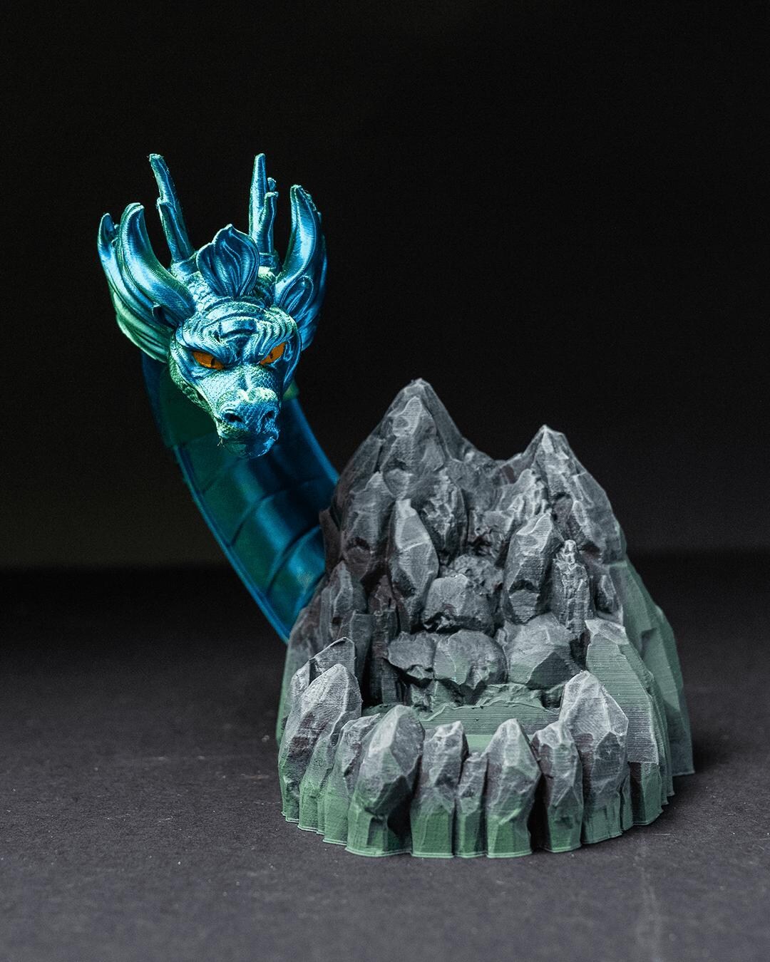3D Printed Dragon Phone Stand – Fantasy Desk Decor - Etsy