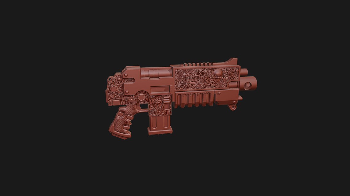 Gothic Sci-fi Rifle STL File. - Etsy
