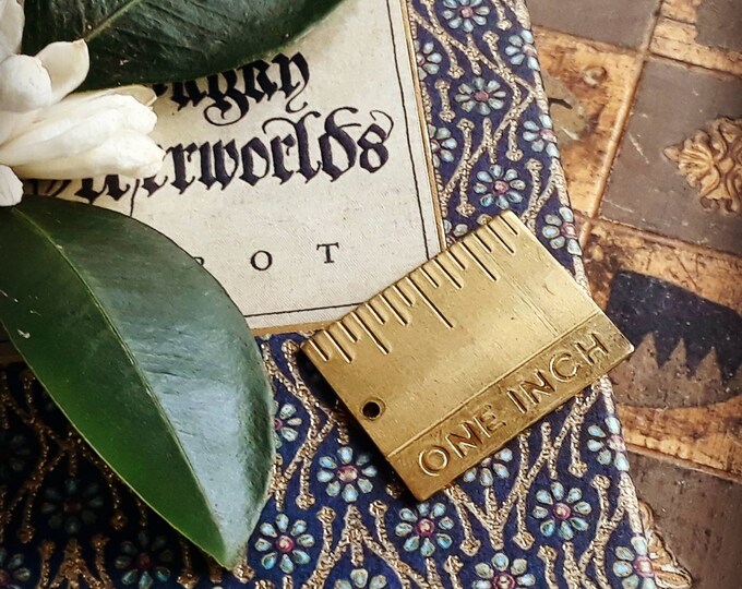 Single Brass Inch Ruler, 1 Measuring Stick, 1/16th Inch Increments - Etsy
