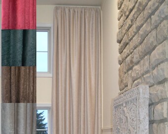 Extra long drapes | Etsy