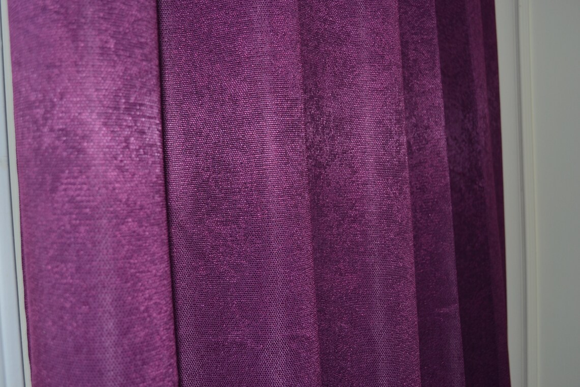 Extra Long Faux Velvet Curtain (1 Panel) With Grommet Top 8-24 Ft Long ...