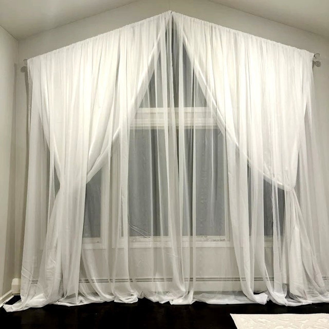 Angled Curtains for Vault Apex Ceiling. Any Fabric Color. - Etsy