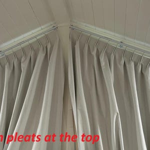Angled Curtains for Vault Apex Ceiling. Any Fabric Color. Custom Made ...