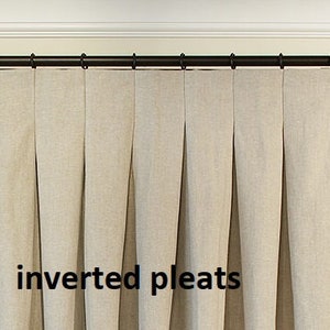 Add Pinch Pleats Top to Our Custom Made Curtains (euro , Double/ French ...