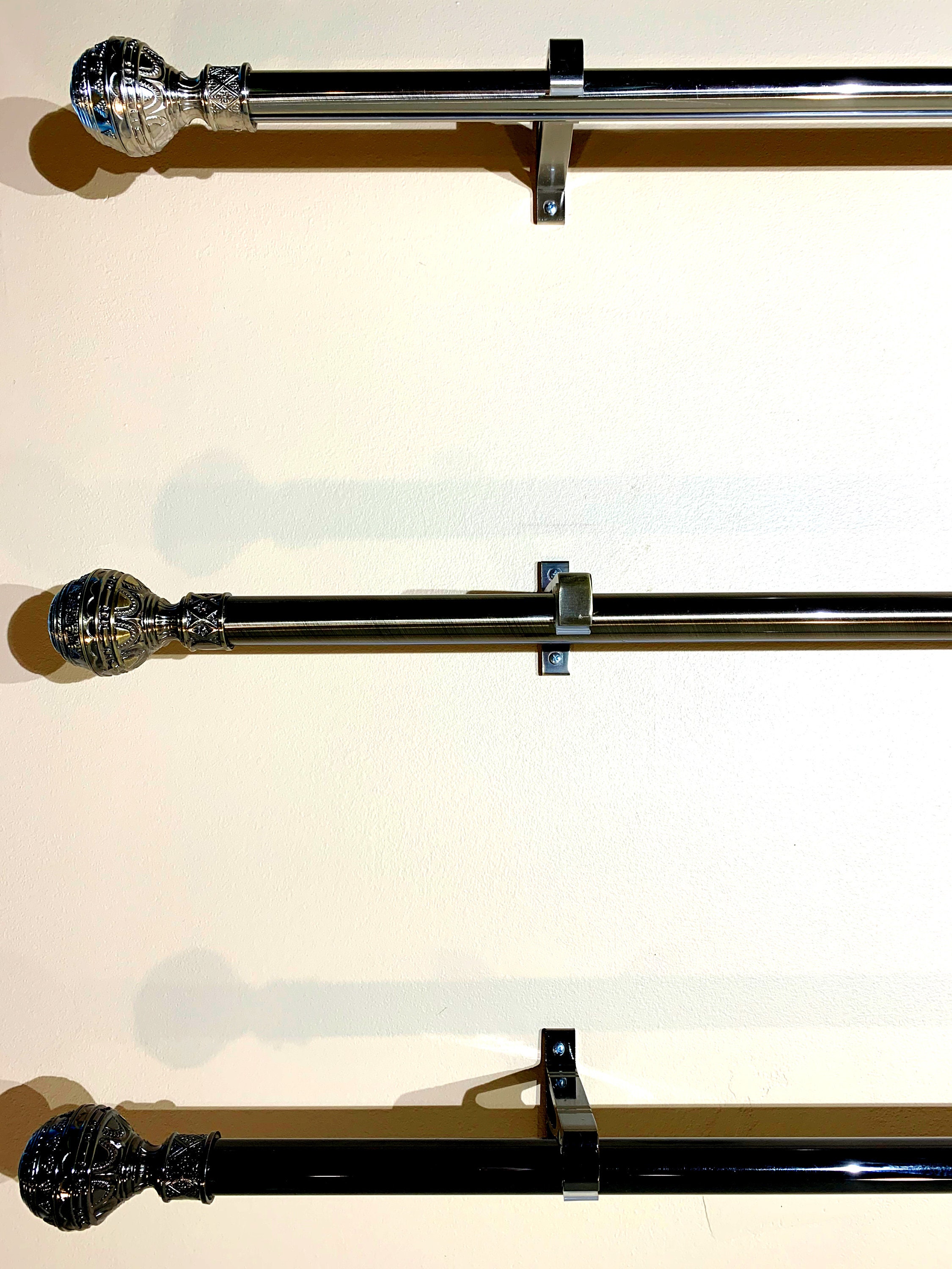 Heavy Duty Aluminum Curtain Rod 1 Diameter Custom Made - Etsy