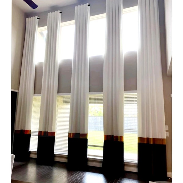 Extra Long Curtains - Etsy