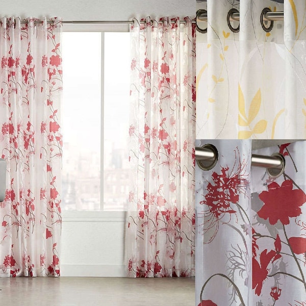 Sheer Lace Curtains - Etsy