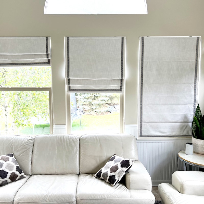 Faux Roman Shades - Etsy