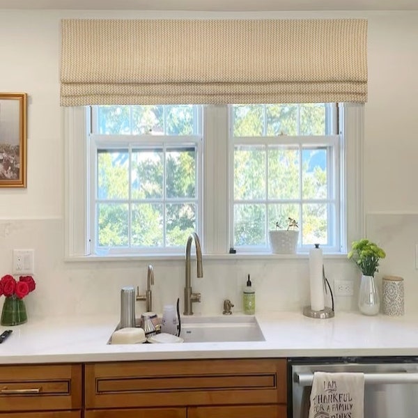 Faux Roman Shades Valance - Etsy