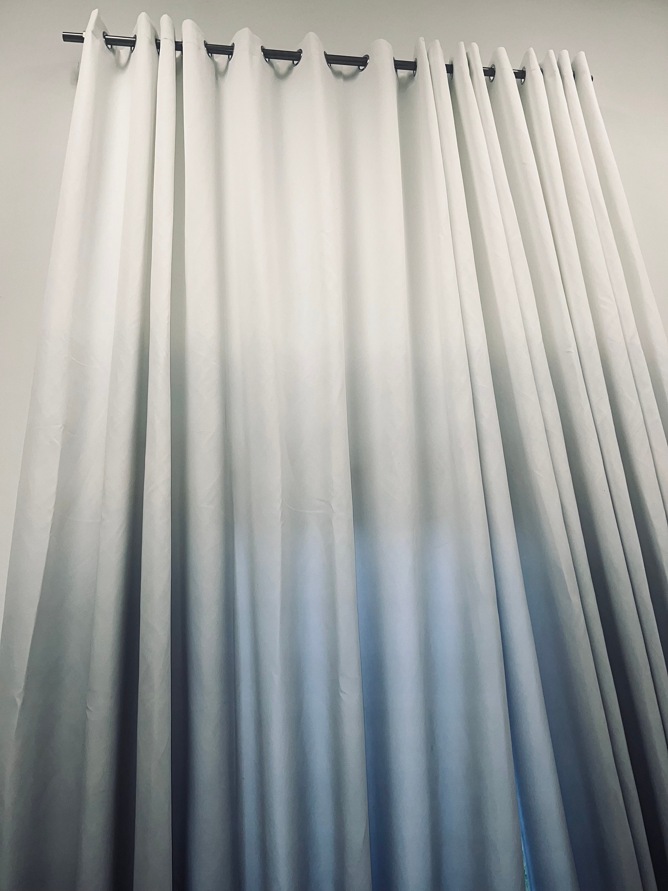 Modern Ombre Extra Long Curtains 8-20 Ft Tall. Custom Made . - Etsy