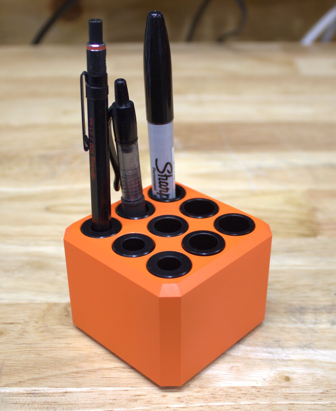 Hunter Orange Cerakoted 3x3 Aluminum Pen Holder - Etsy
