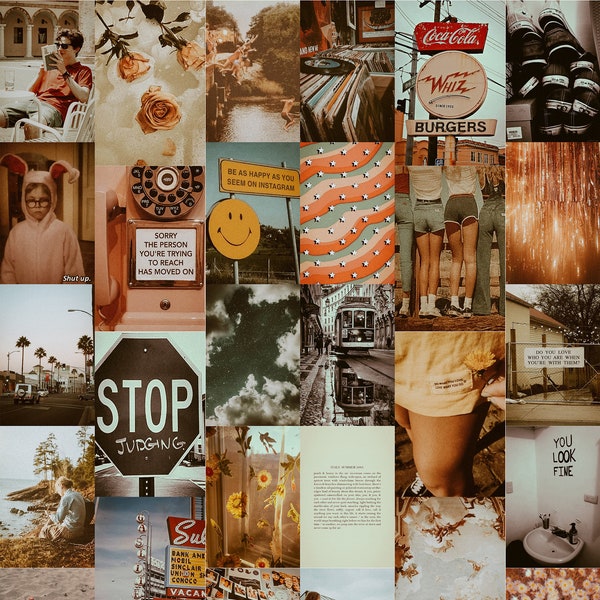 Retro Wall Collage Kit - Etsy