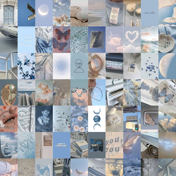 Collage Kit Blue - Etsy