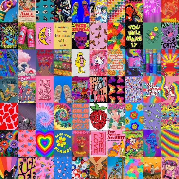 Aesthetic Indie Wall Collage - Etsy