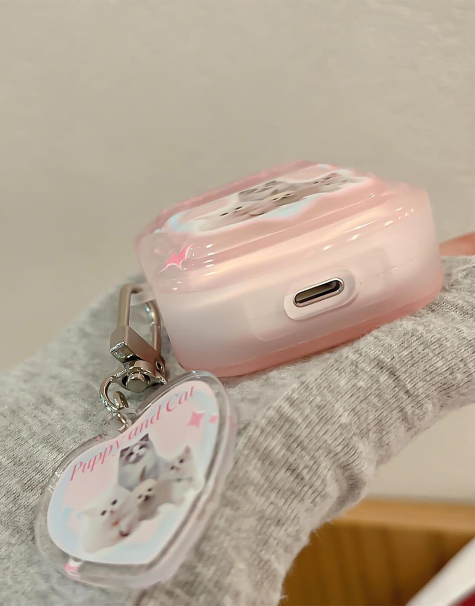 For Airpods Pro 2 Aesthetic Cute Pink Kitten Puppy Airpod Case - Etsy
