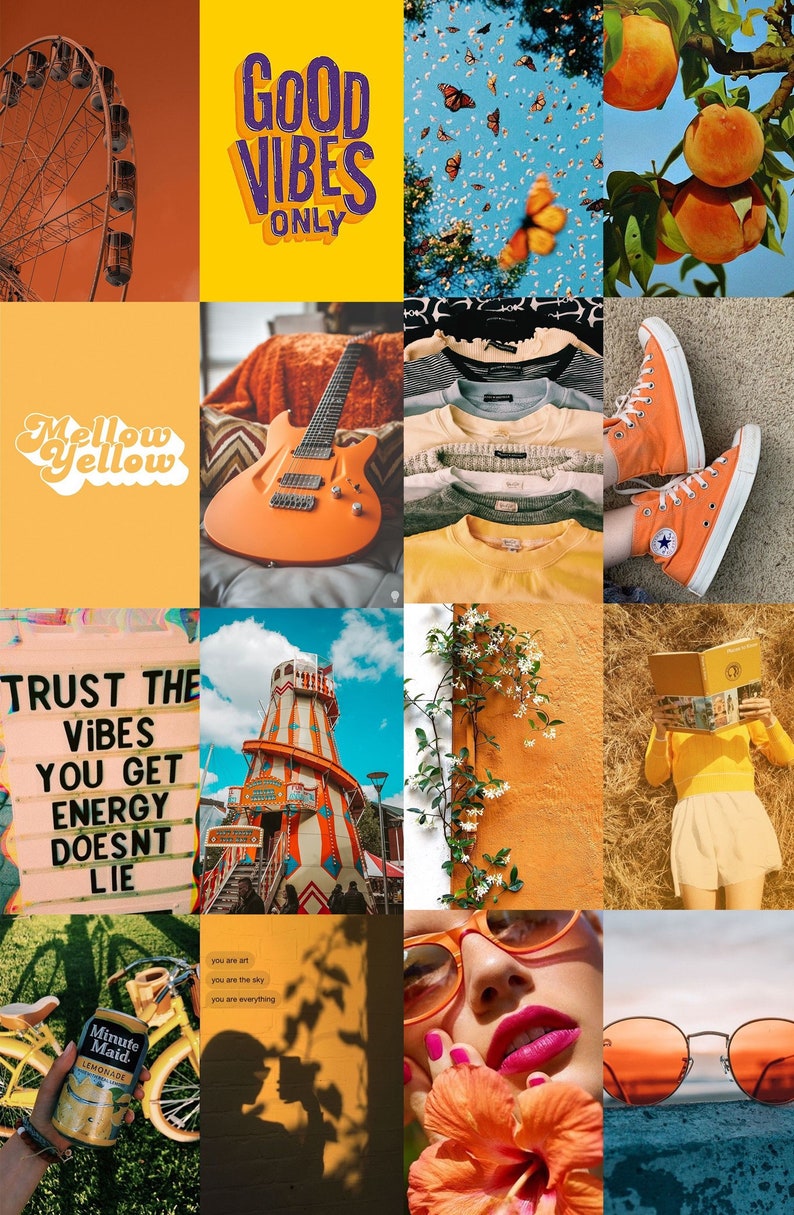 Fresh Summer Vibes Wall Collage Kit digital Download - Etsy