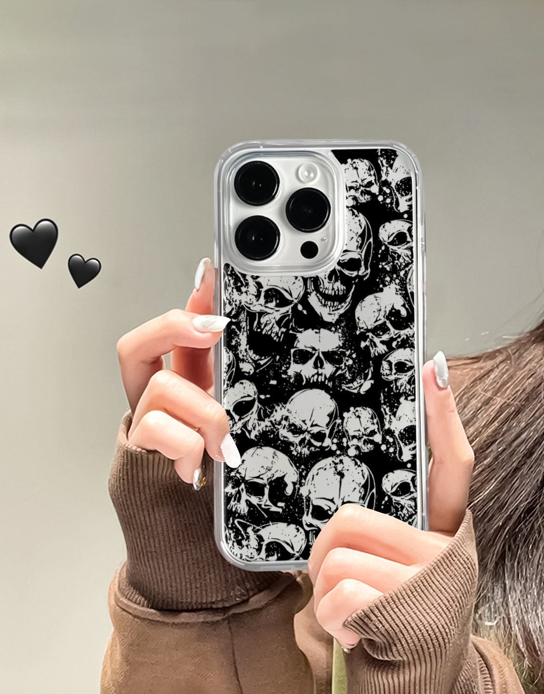 Dark Grunge Gothic Aesthetic Phone Case for iPhone 15 Pro Max 14 Pro 13 ...