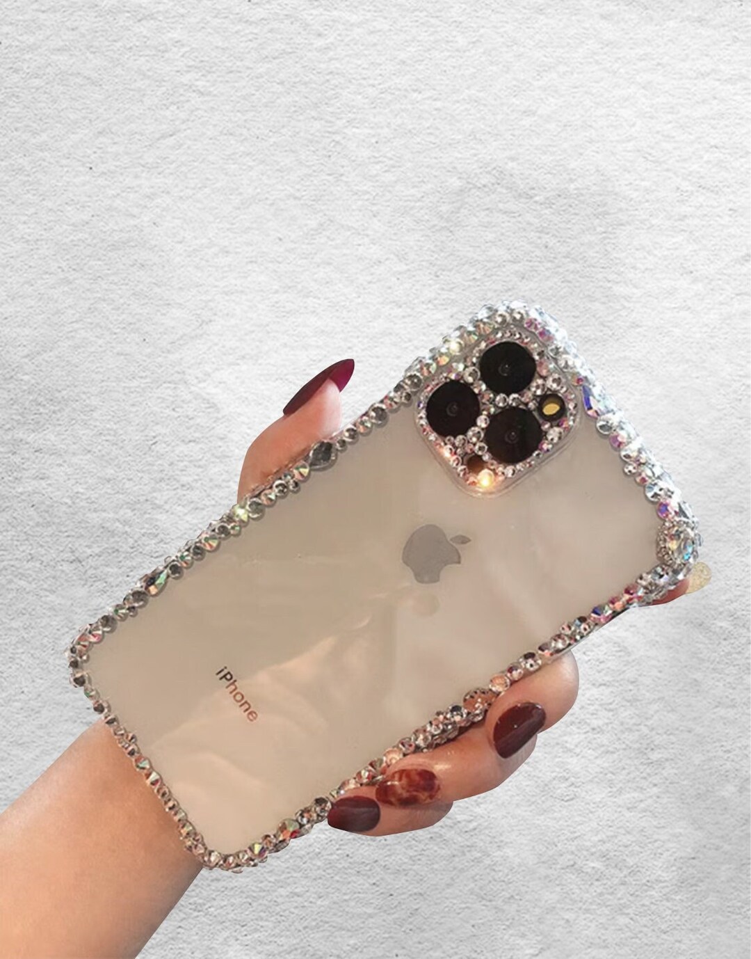 Glitter Rhinestone Diamond iPhone 15 14 13 12 11 Pro Max Case iPhone 15 ...